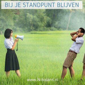Hoe blijf je moeiteloos bij jouw standpunt? - N-balans